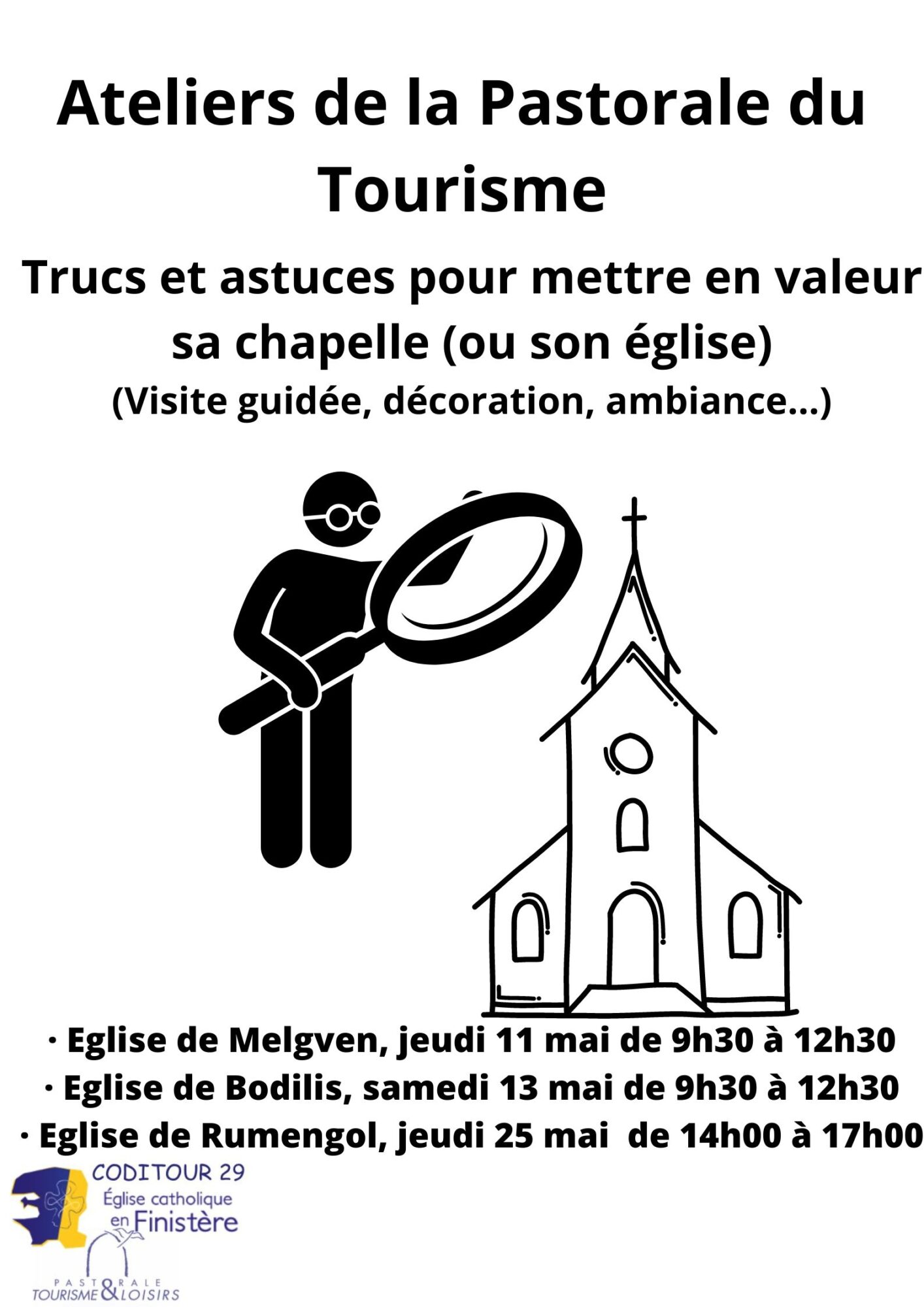 Les ateliers de la Pastorale du Tourisme - Le Diocèse de Quimper et Léon