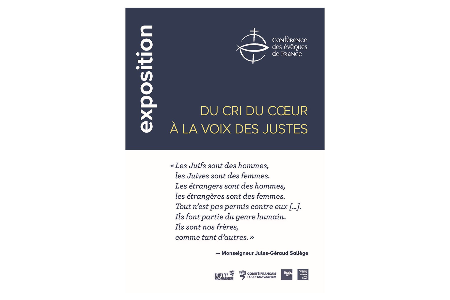 Exposition : Du cri du coeur à la voix des Justes - Le Diocèse de ...