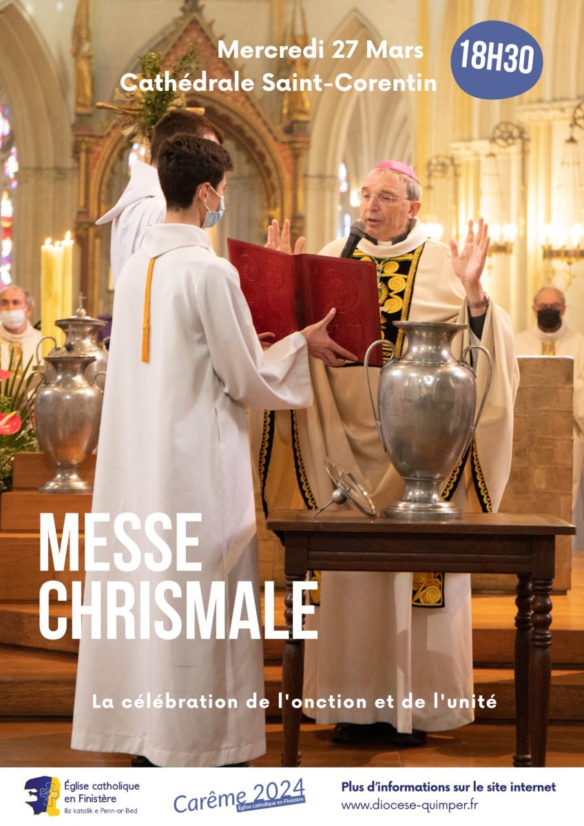 Messe Chrismale le 27 mars à Quimper - Le Diocèse de Quimper et Léon